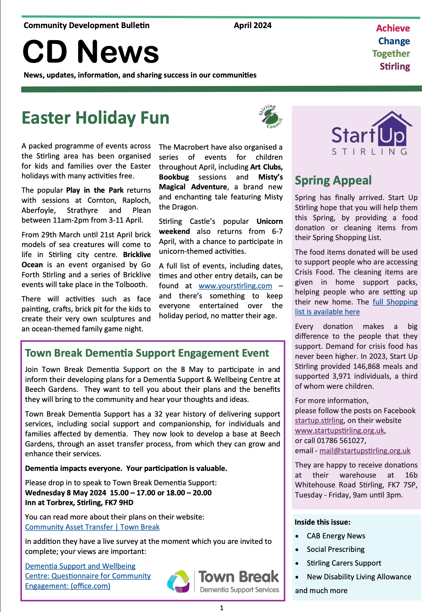 Stirling Council Community Newsletters - Valley Renewables Group ...